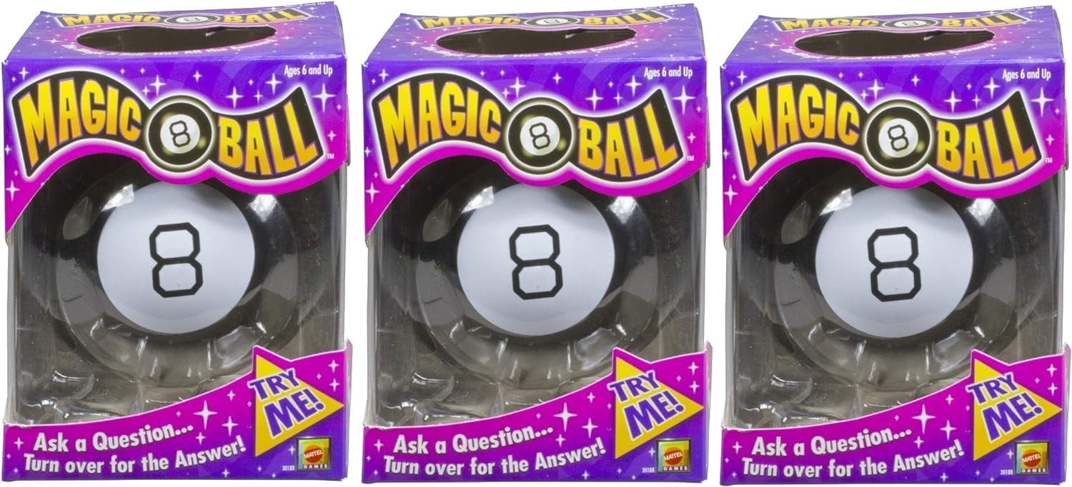 Magic 8 Ball Toy Game Pack of 3 - Walmart.com
