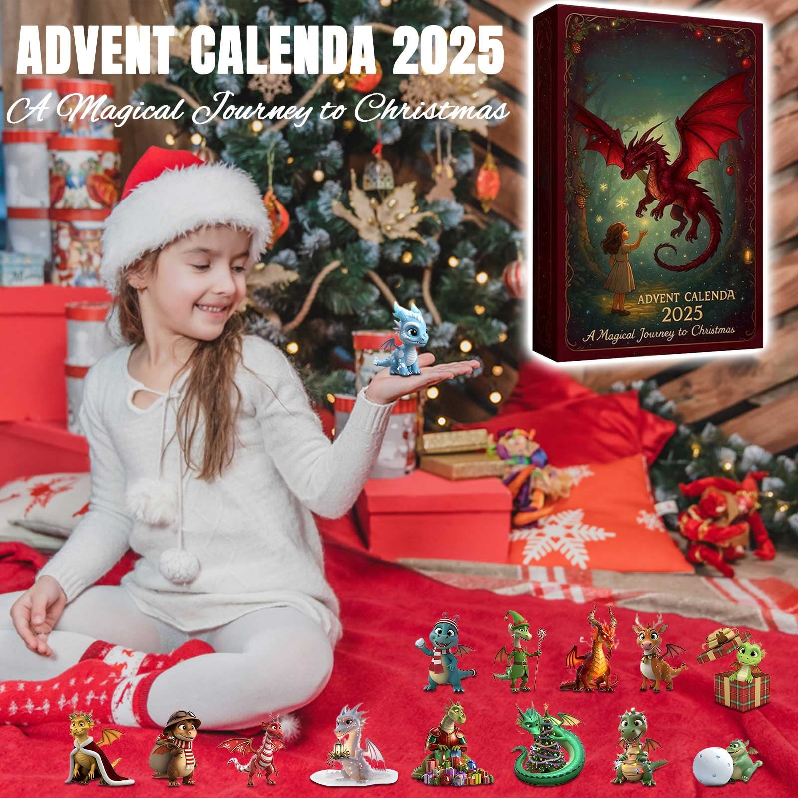 Magic Advent Calendar for 2025 Holiday Countdown, Engaging Magic Advent ...
