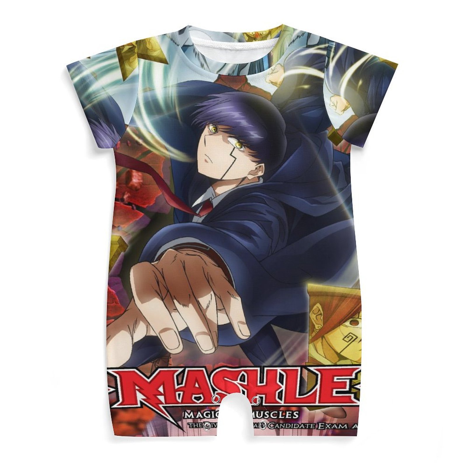 Magic And Muscles Baby Romper Short Sleeve Bodysuits Soft Rompers ...