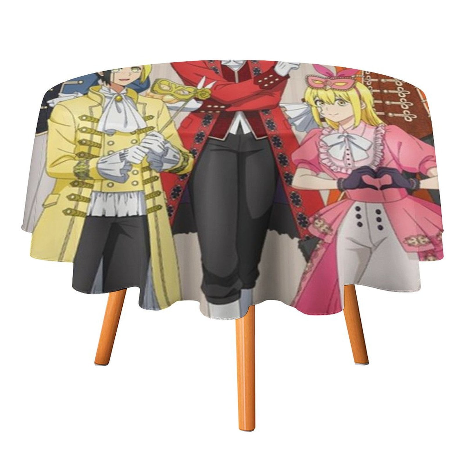 Magic And Muscles Round Tablecloth Print Decorative Table Cover ...