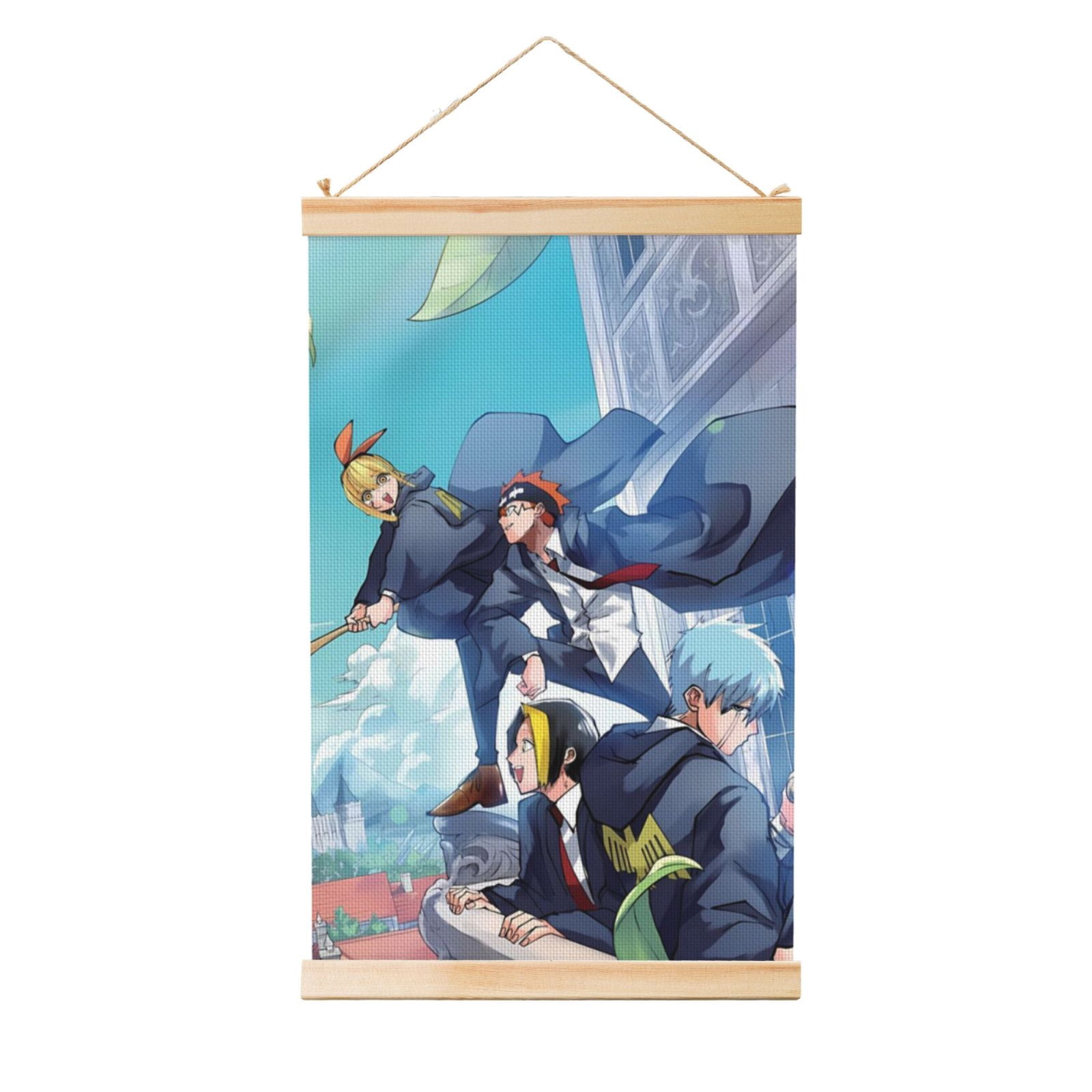 Magic And Muscles Wooden Shaft Hanging Poster Home Decor Poster Wall ...