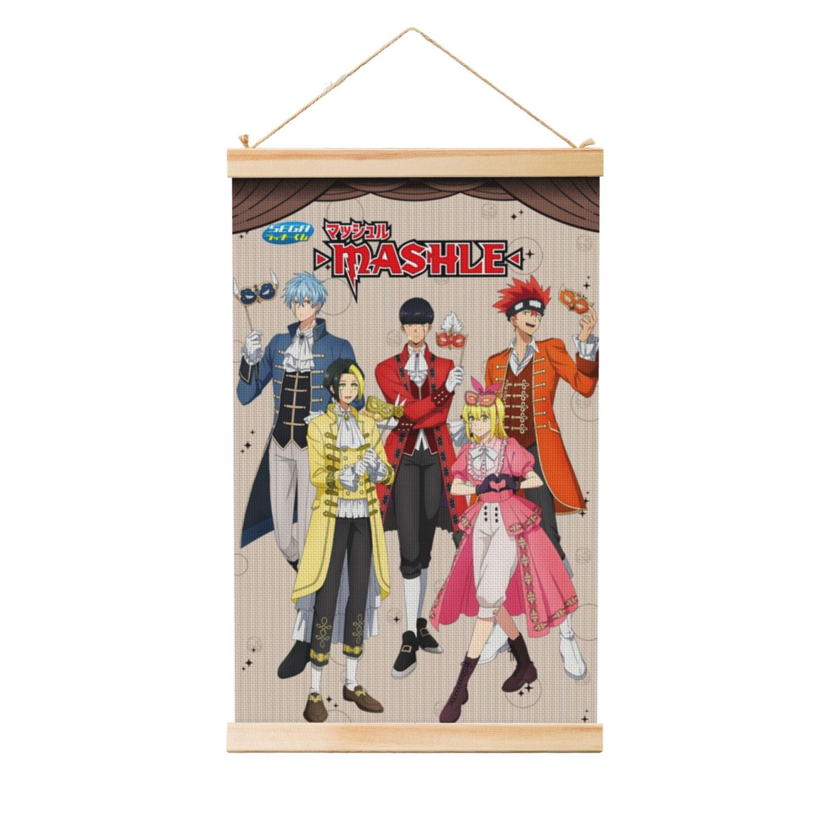 Magic And Muscles Wooden Shaft Hanging Poster Home Decor Poster Wall ...