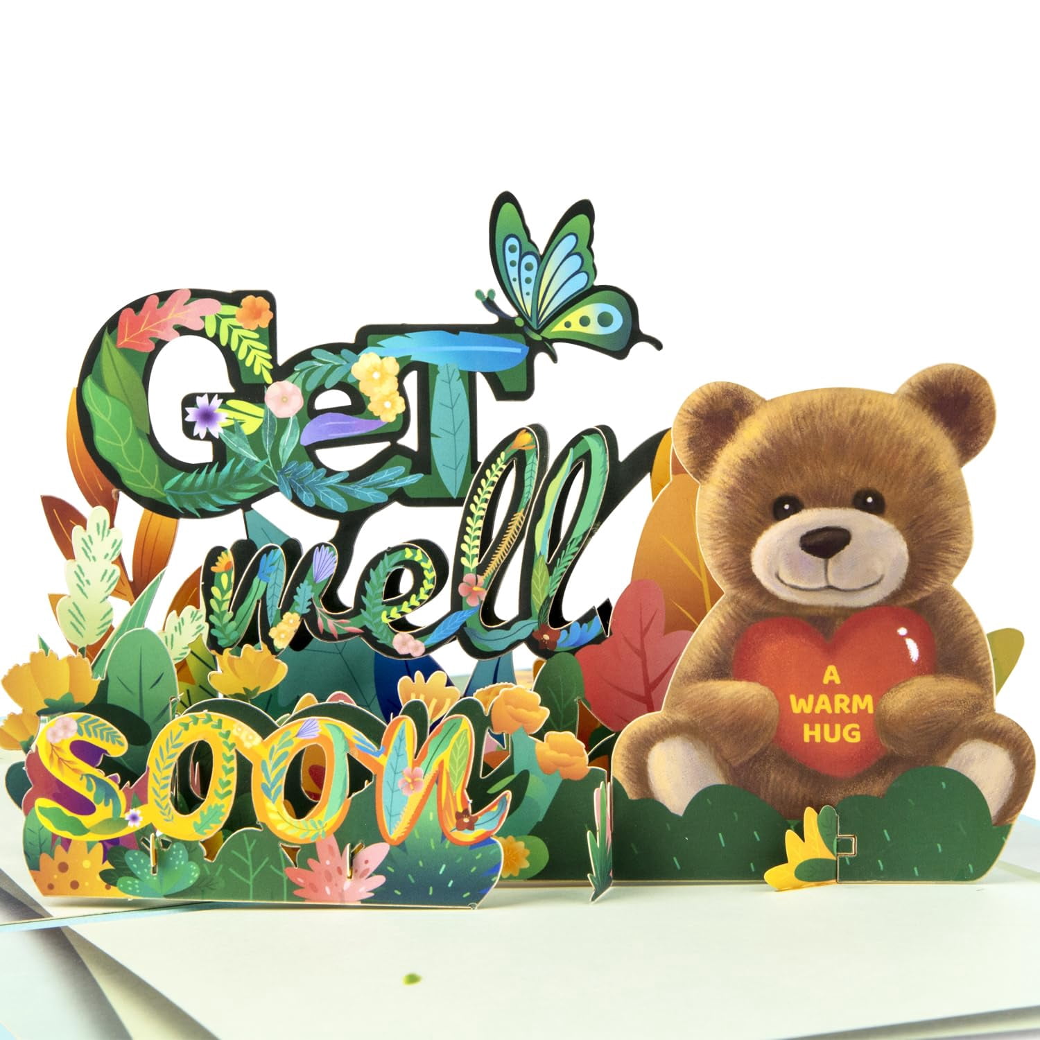 Magic Ants 3D Get Well Pop-Up Card - Greeting Card for Patient ...