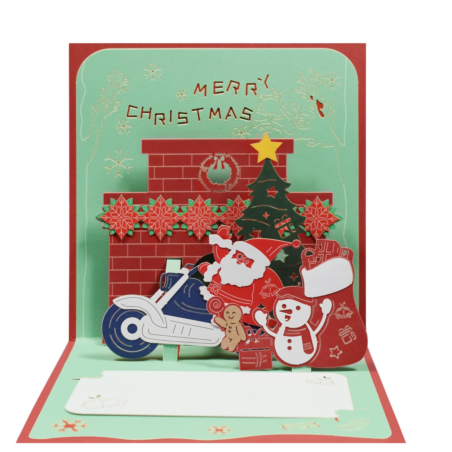 Magic Ants Christmas Pop Up Card - 3D Greeting Card with Festive Design ...