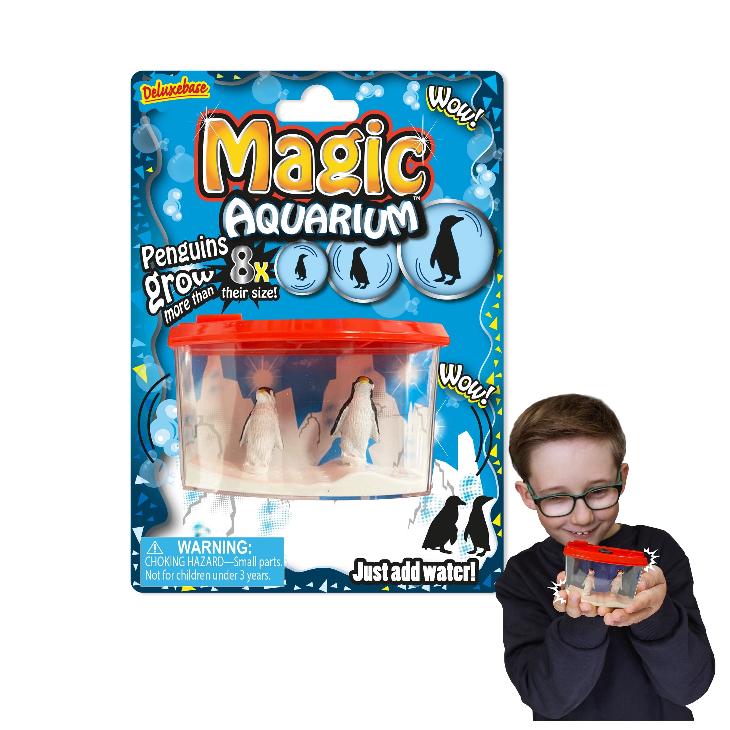 Magic Aquarium Penguins by Deluxebase – Grow Your Own Penguin Toy Tank ...