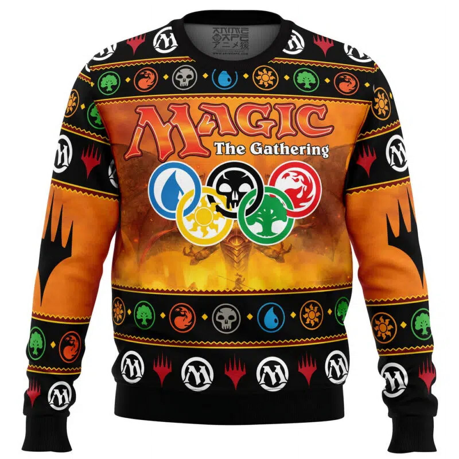 Magic Arena V3 Magic the Gathering Ugly Christmas Sweater - Walmart.com