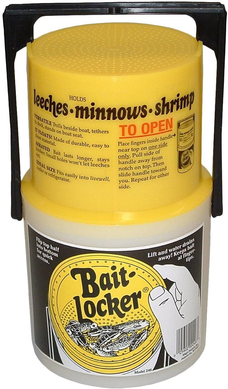 Magic Bait 2 Piece Crayfish/Leech 10 1/2-Inch High Bucket, White ...