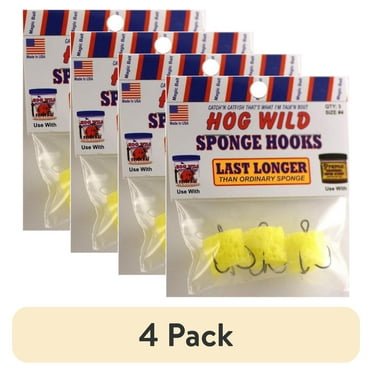 Magic Bait, Hog Wild Dipper Fishing Hooks, Yellow, 2ct - Walmart.com