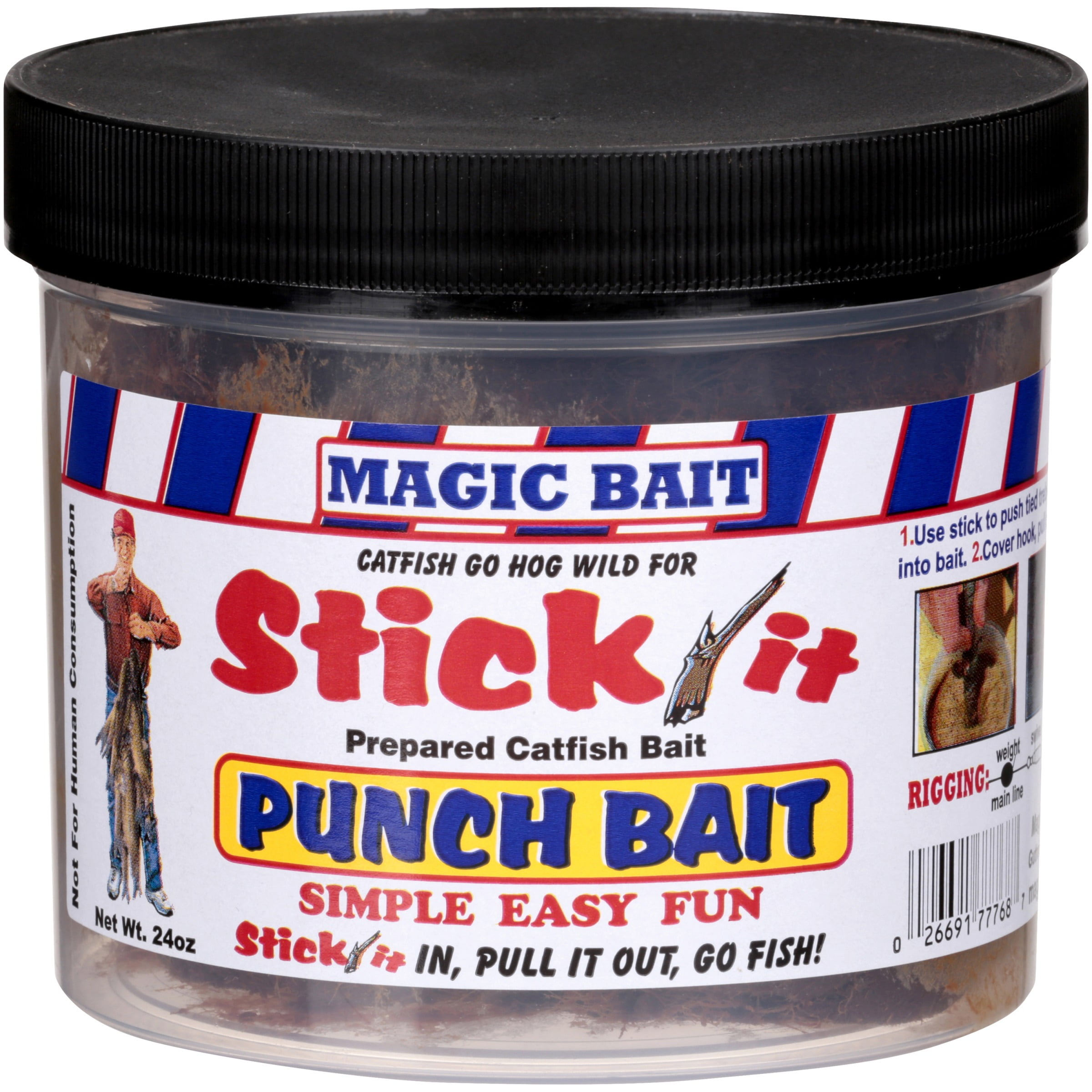 Magic Bait Stick It Punch Bait Prepared CF Bait, 24 oz - Walmart.com