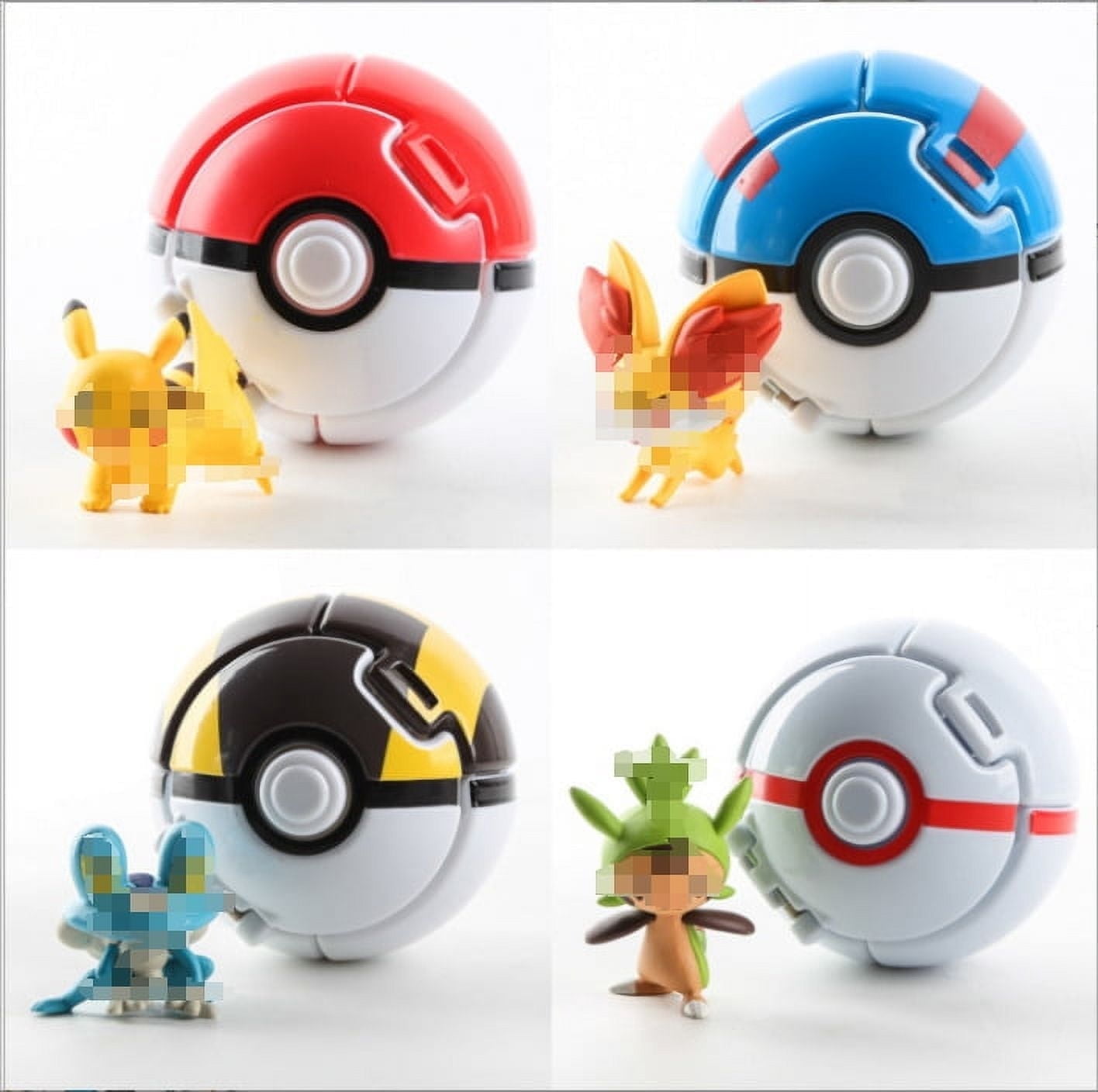 Magic Ball Figure Toy Flip Monster Collection Set for 4 Years and Up ...