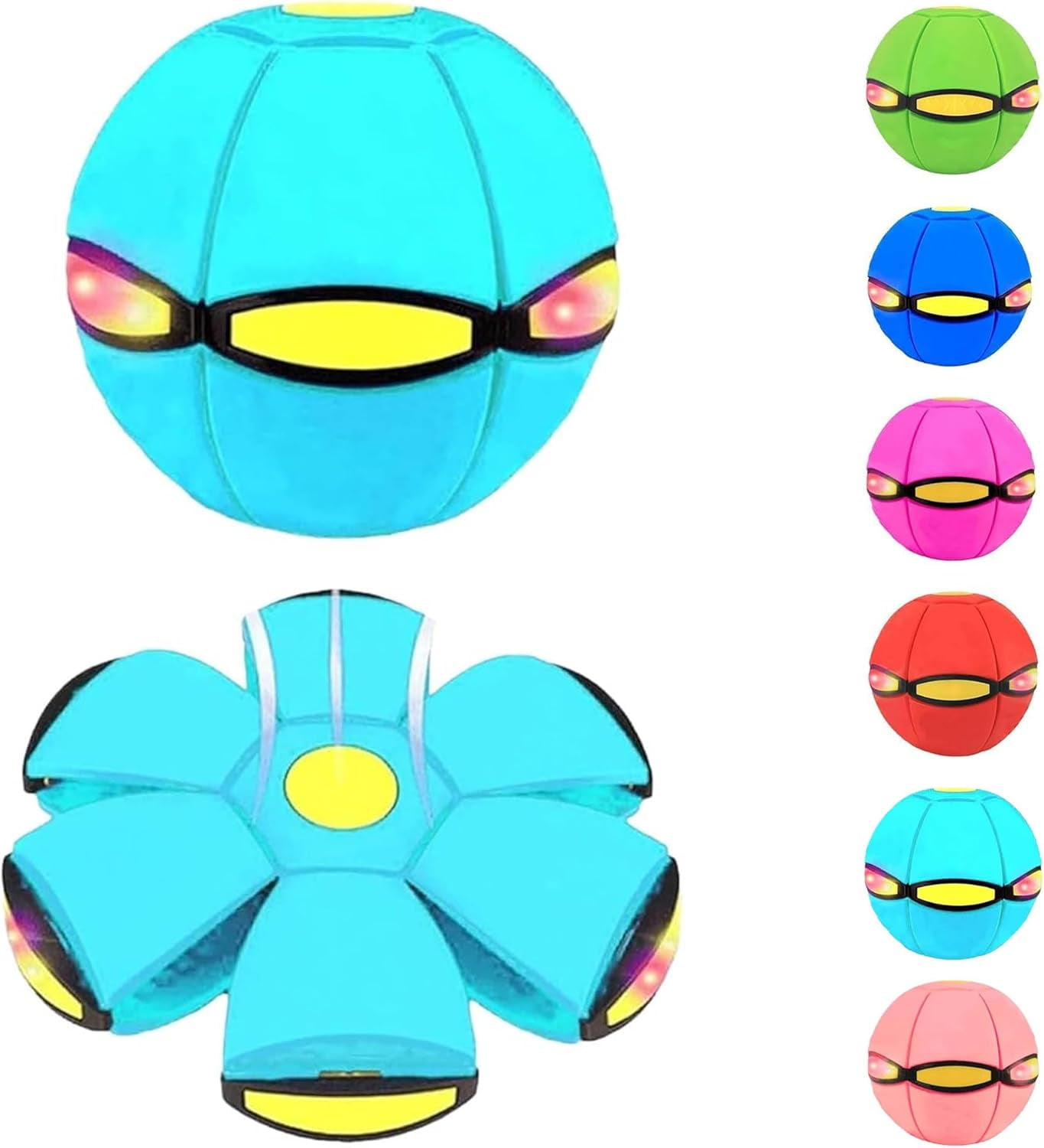 Magic Ball, Magic Bouncing Ball with 6 Light, Dual Form Freely ...