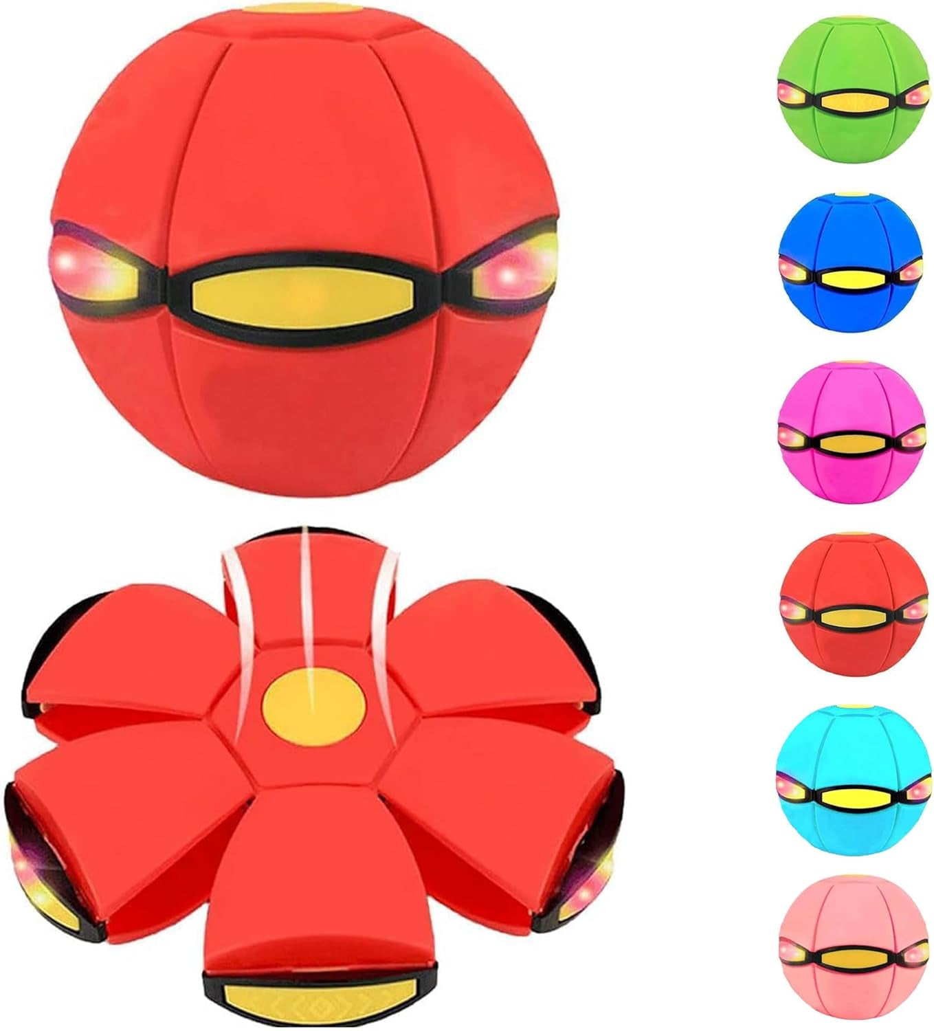 Magic Ball, Magic Bouncing Ball with 6 Light, Dual Form Freely ...