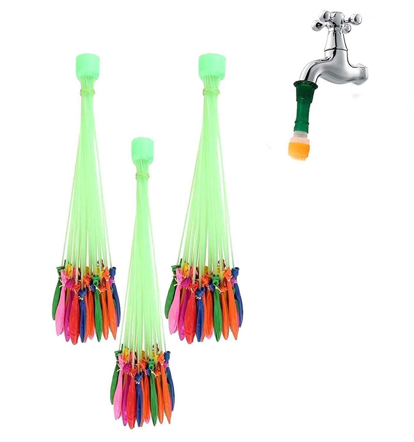 Magic Balloon Water Balloons Multicolor Quick Fill In 60 Seconds Set Of ...