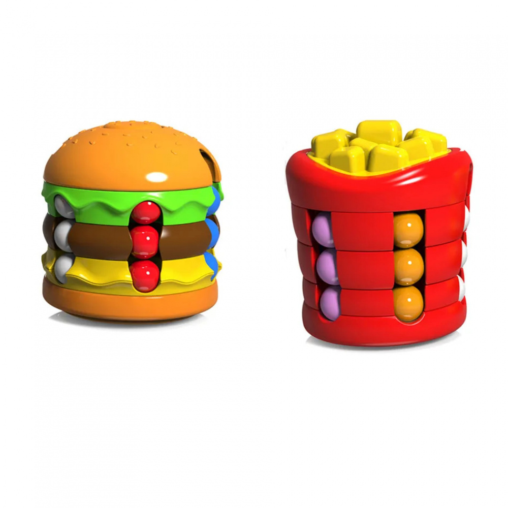 Magic Bean Cube Finger Gyro Rotating Antistress Relieve Anxiety Develop ...
