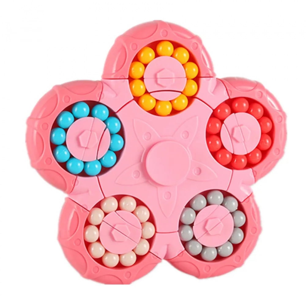 Magic Bean Cube Finger Gyro Rotating Antistress Relieve Anxiety Develop ...