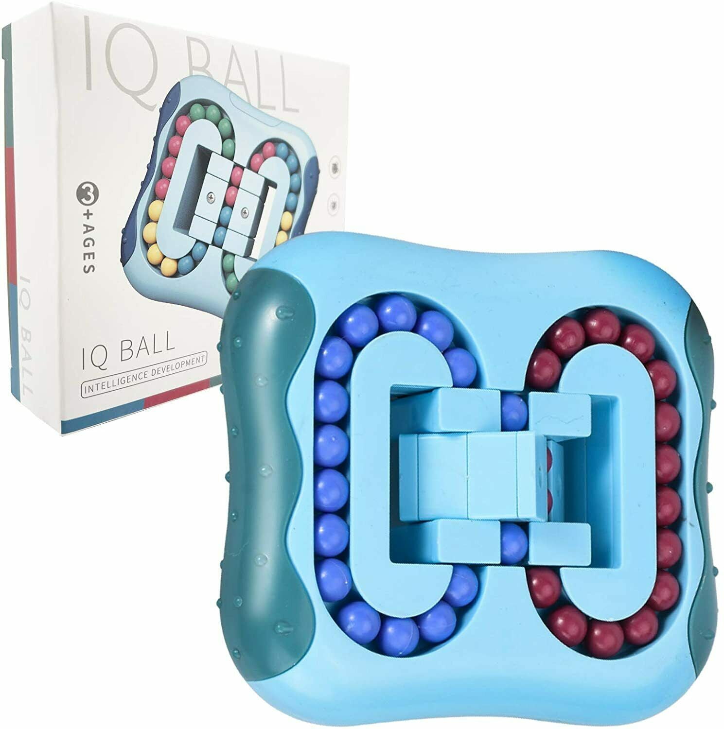 Magic Bean Cube Toys Rotating Decompression Square Small Beads Magic ...