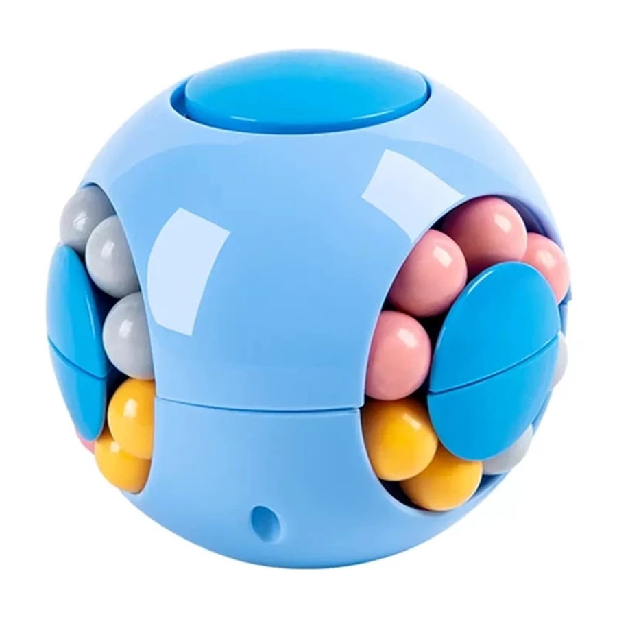 Magic Bean Puzzle Cube Spinner Rotate Slide Gyro Fidget Toy 3D Ball ...