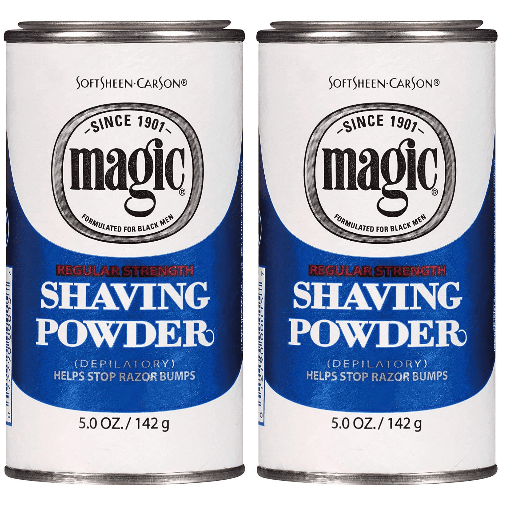 Magic Blue Regular Strength Shaving Powder Helps Stop Razor Bumps, 5.0 ...
