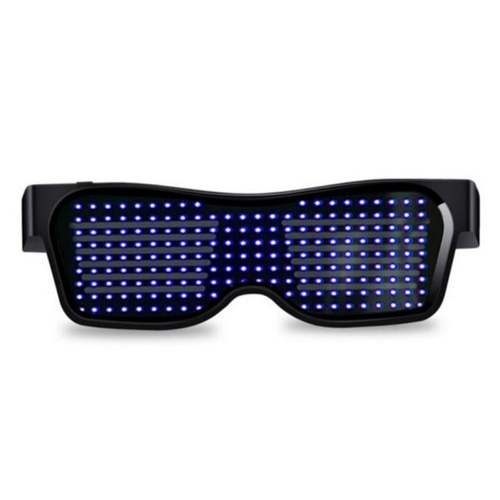 Luxsea Magic Bluetooth Dynamic LED Glowing Glasses Party Favor USB ...