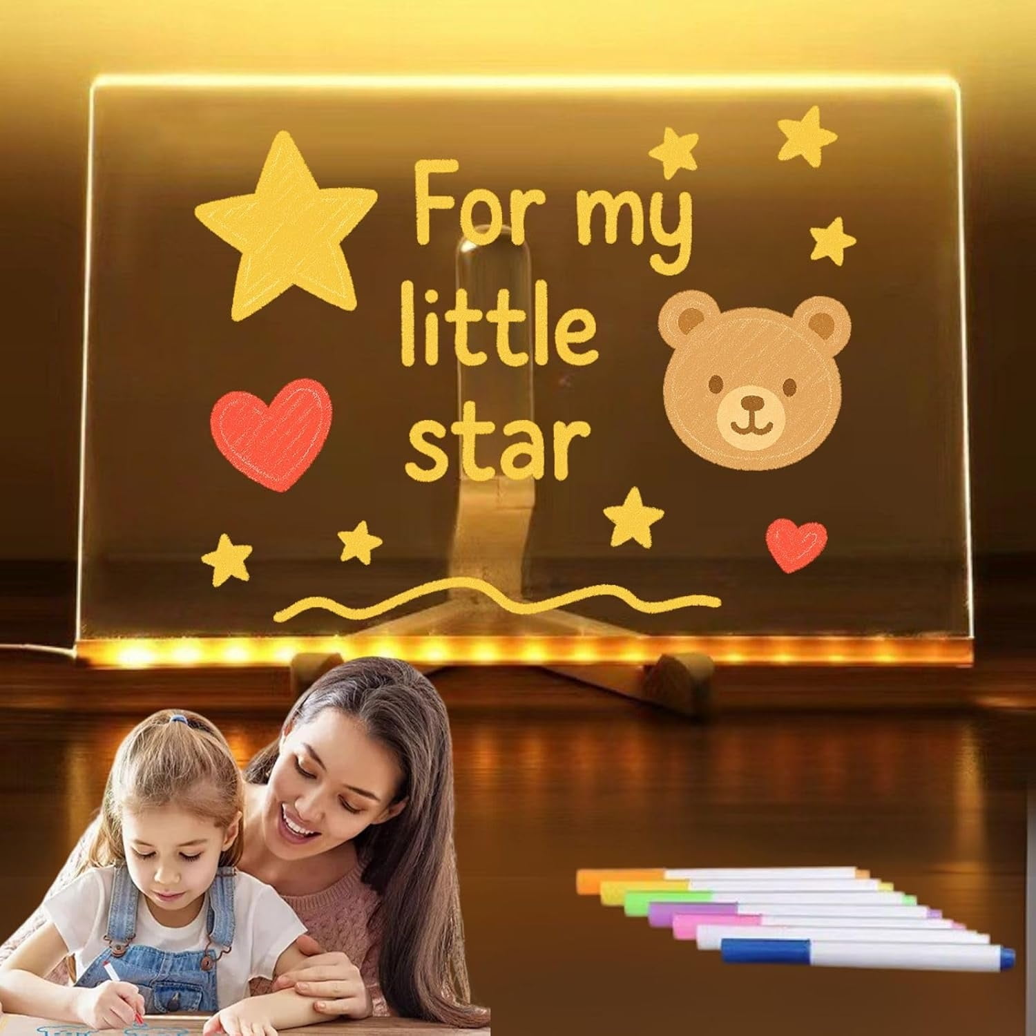 Magic Board, Magic Board Where Creativity Lights Up, Doodle Glow Pad ...