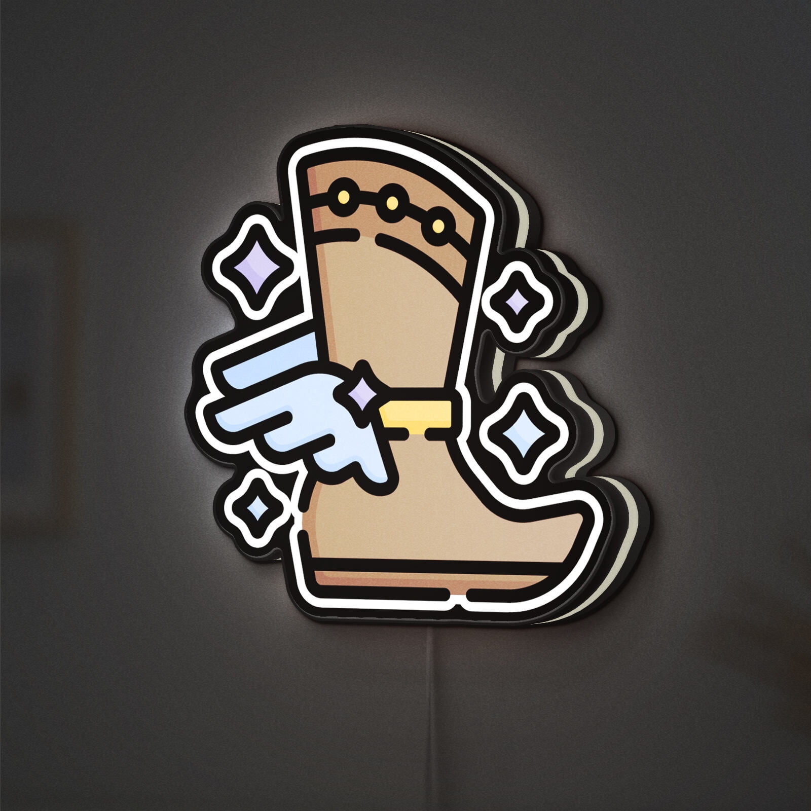 Magic Boot 3D Novelty Light Box, Fantasy Fairy Tale Light Featuring ...