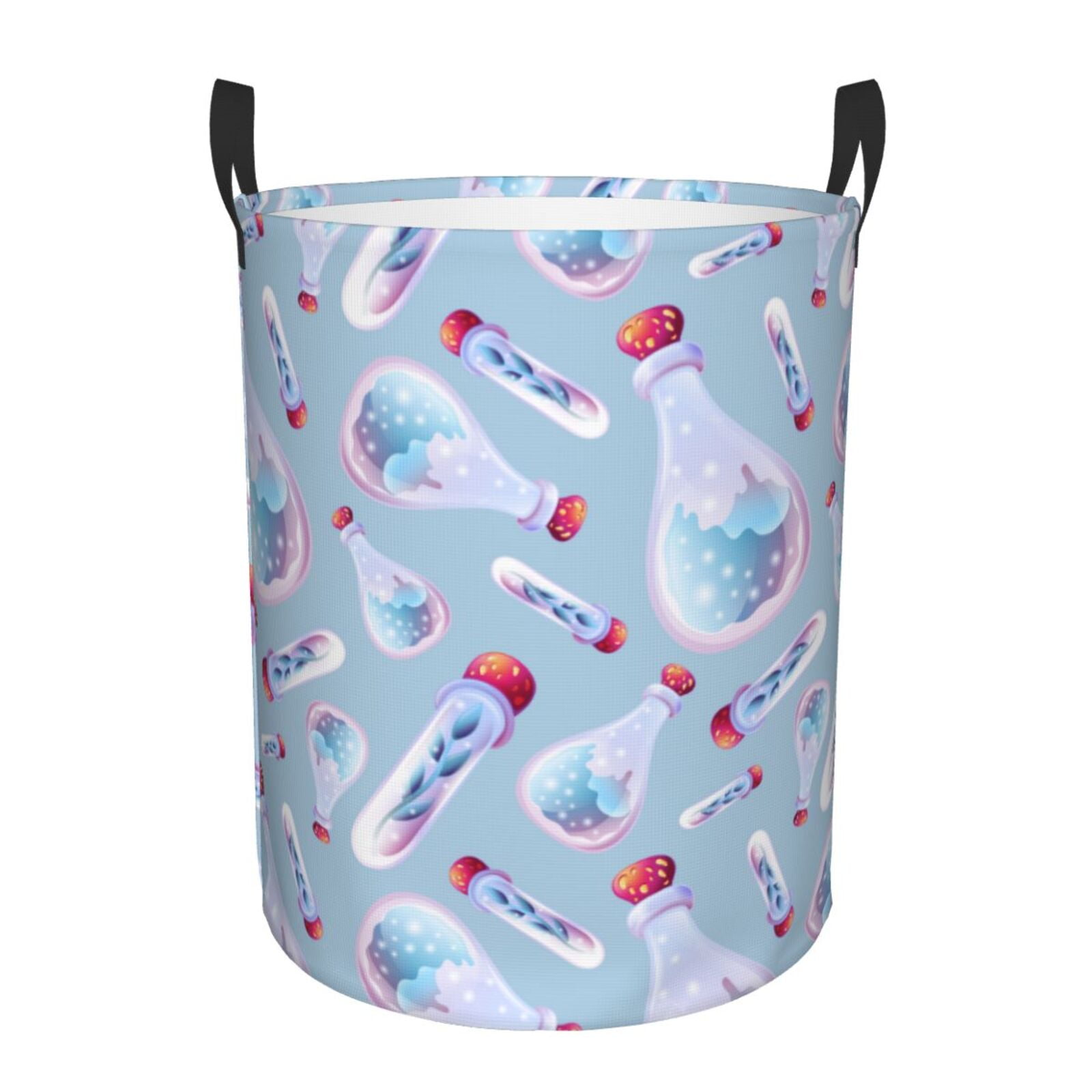 Magic Bottle Pattern Laundry Basket, Laundry Hamper Waterproof Laundry ...