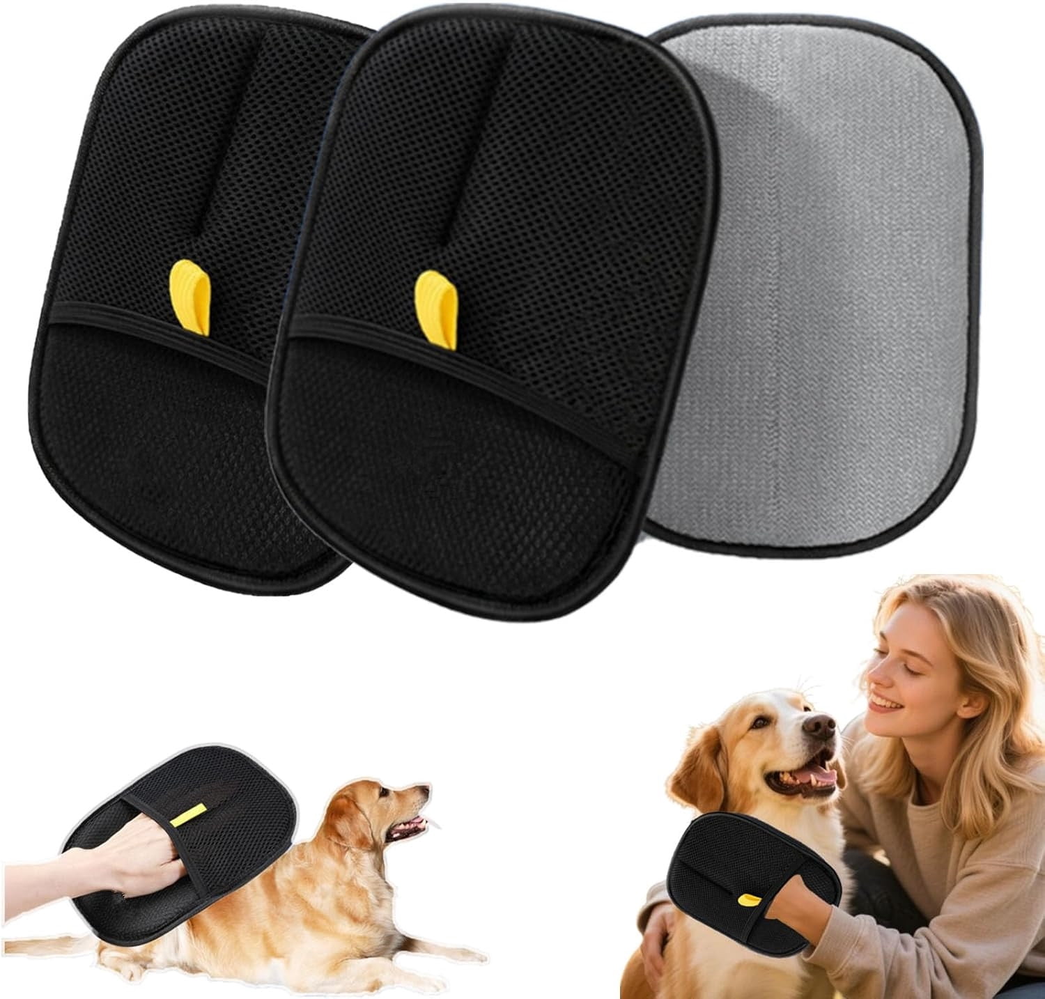 The Magic Brush Pet Hair Remover, Magic Brush Pet Hair, Double Sided ...