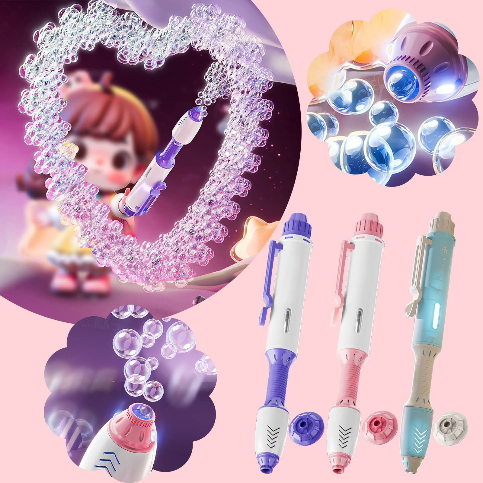 Magic Bubble Pen Automatic Sprayer DIY Graffiti Tool Leak-Proof Design ...