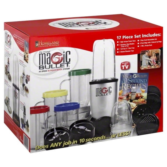 Magic Bullet Express 17-Piece Kitchen Blender & Mixer System for ...