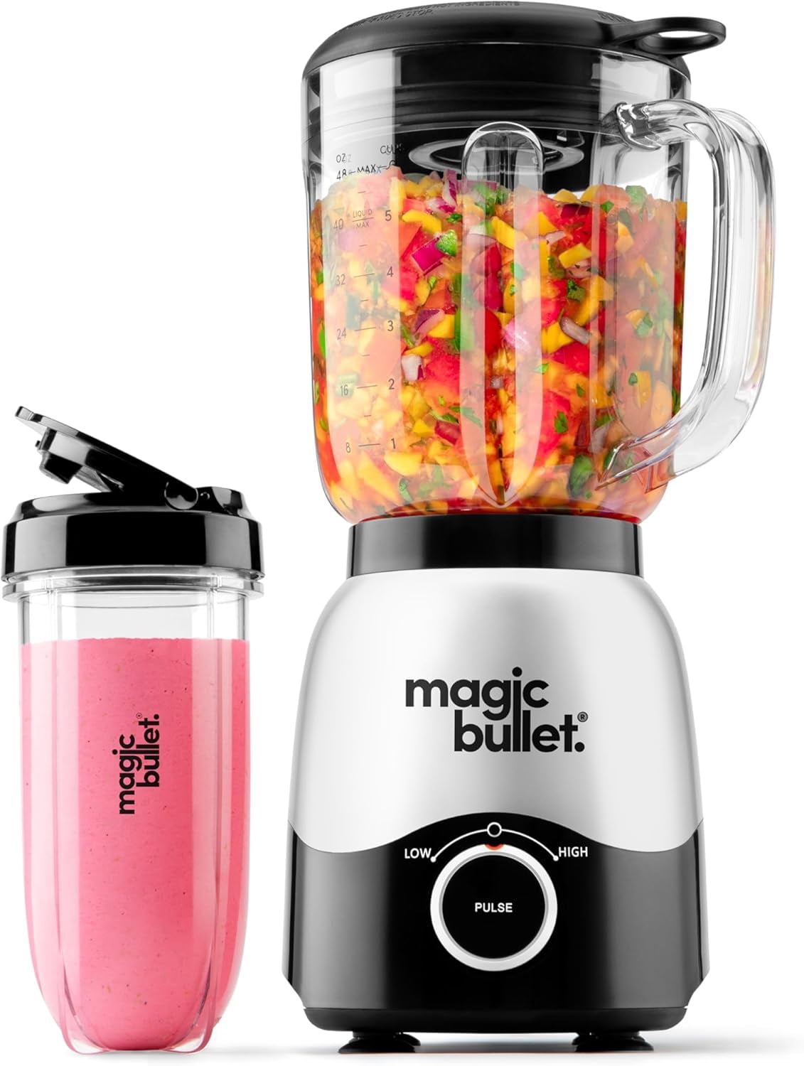Magic Bullet Combo 600W Blender, Silver - Walmart.com
