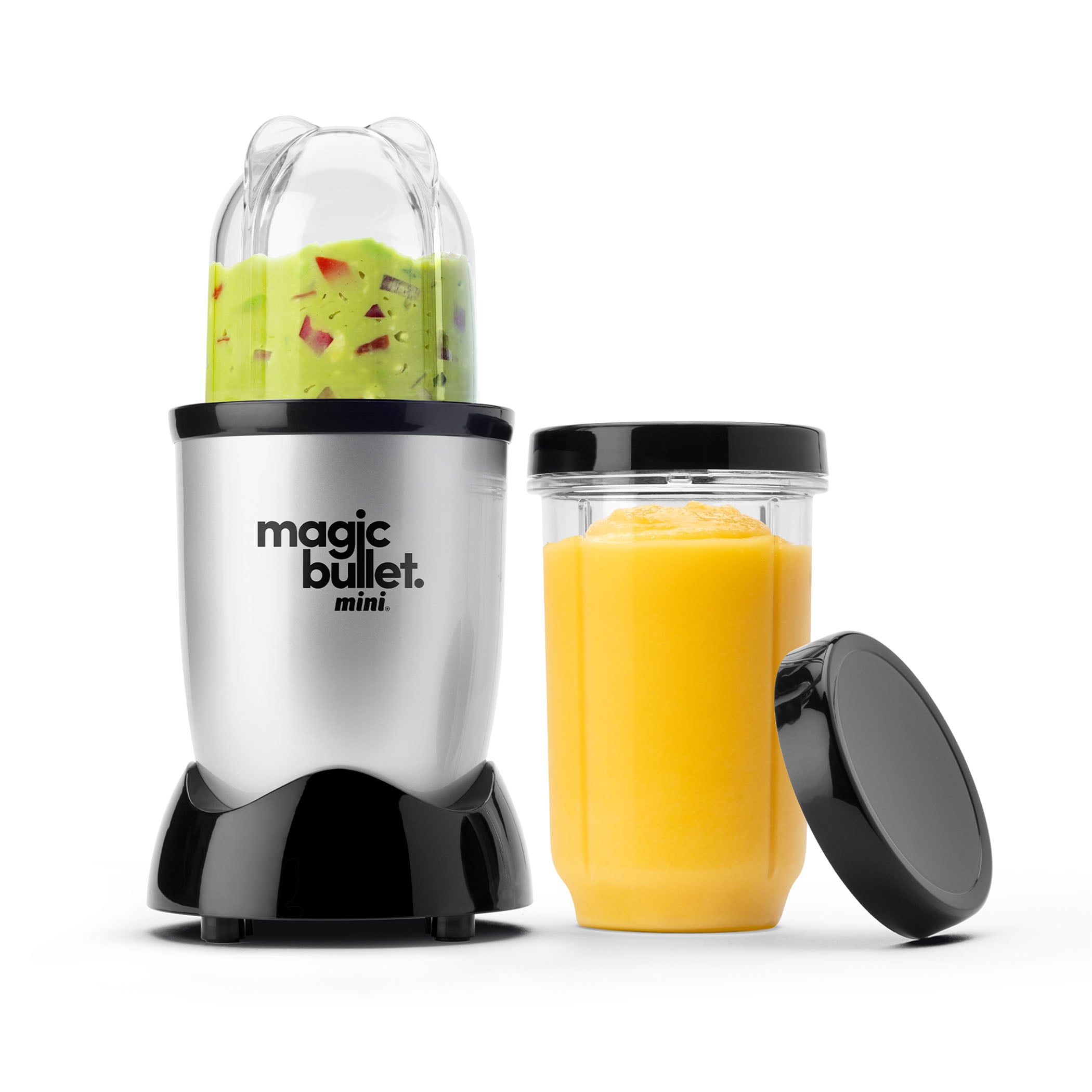 Magic Bullet Mini 14 Oz Compact Personal Blender Silver Black Magic Bullet Mini 14 Oz Compact Personal Blender Silver Black