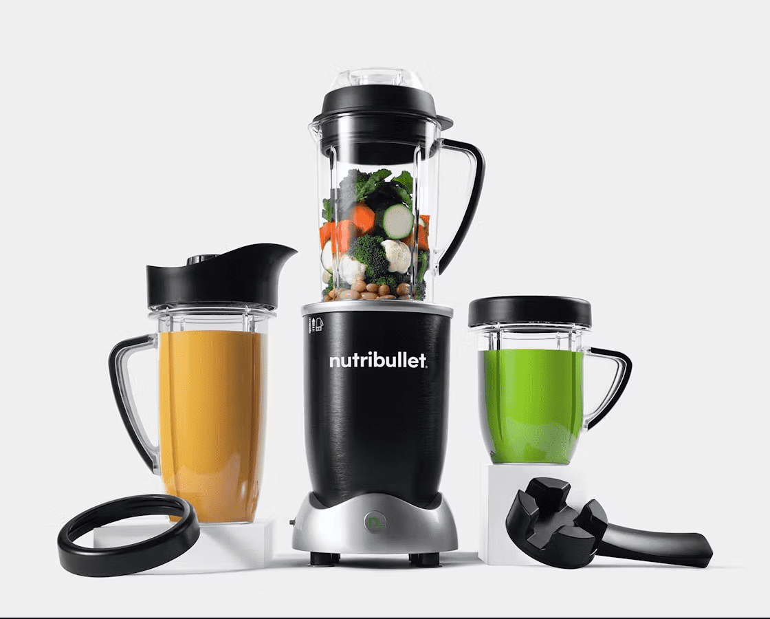 nutribullet RX Blender, 10-Piece Set, Smart Technology, Auto Start and ...