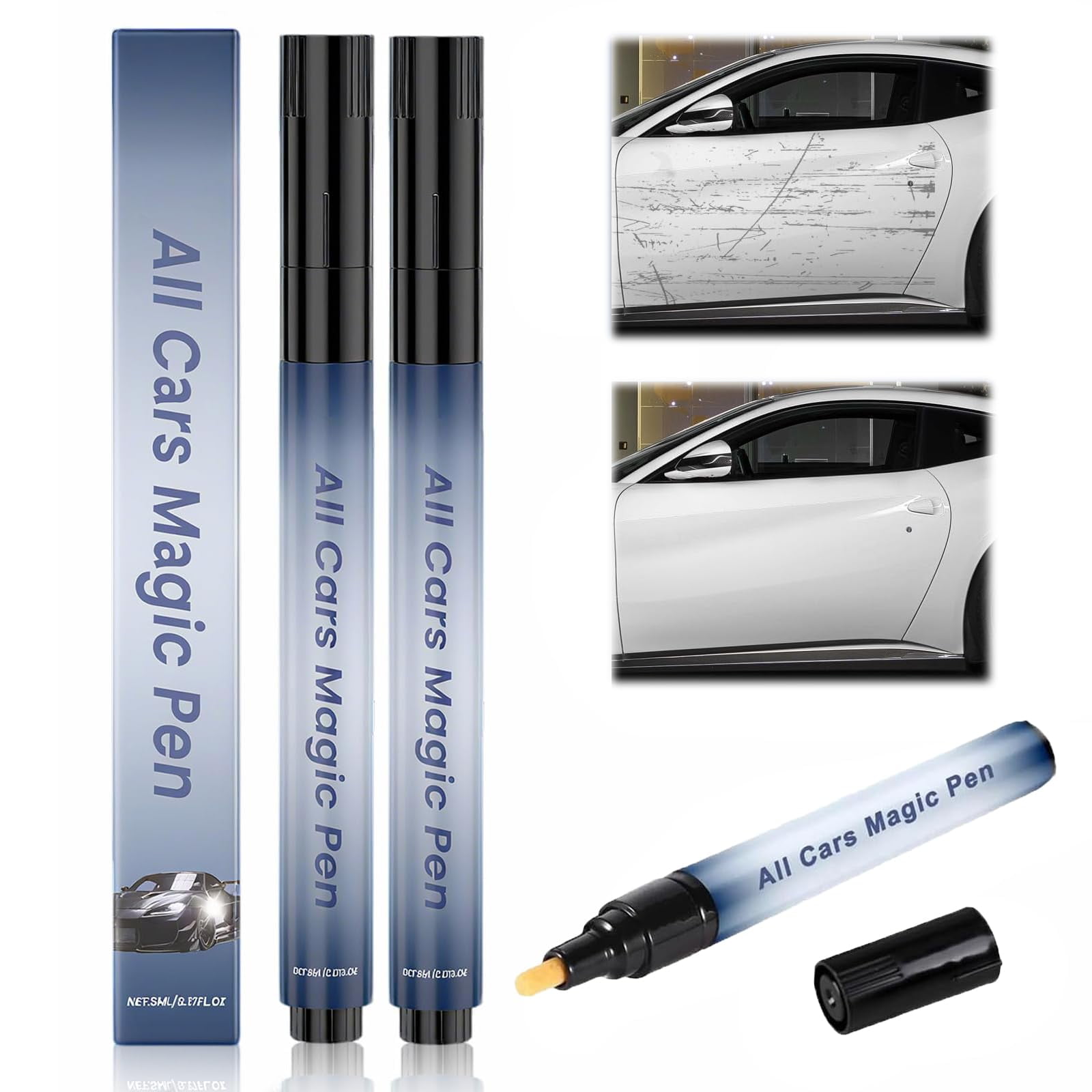 Magic Car Scratch Removal Pen, All Cars Magic Pen Quick Fix for Vehicle ...