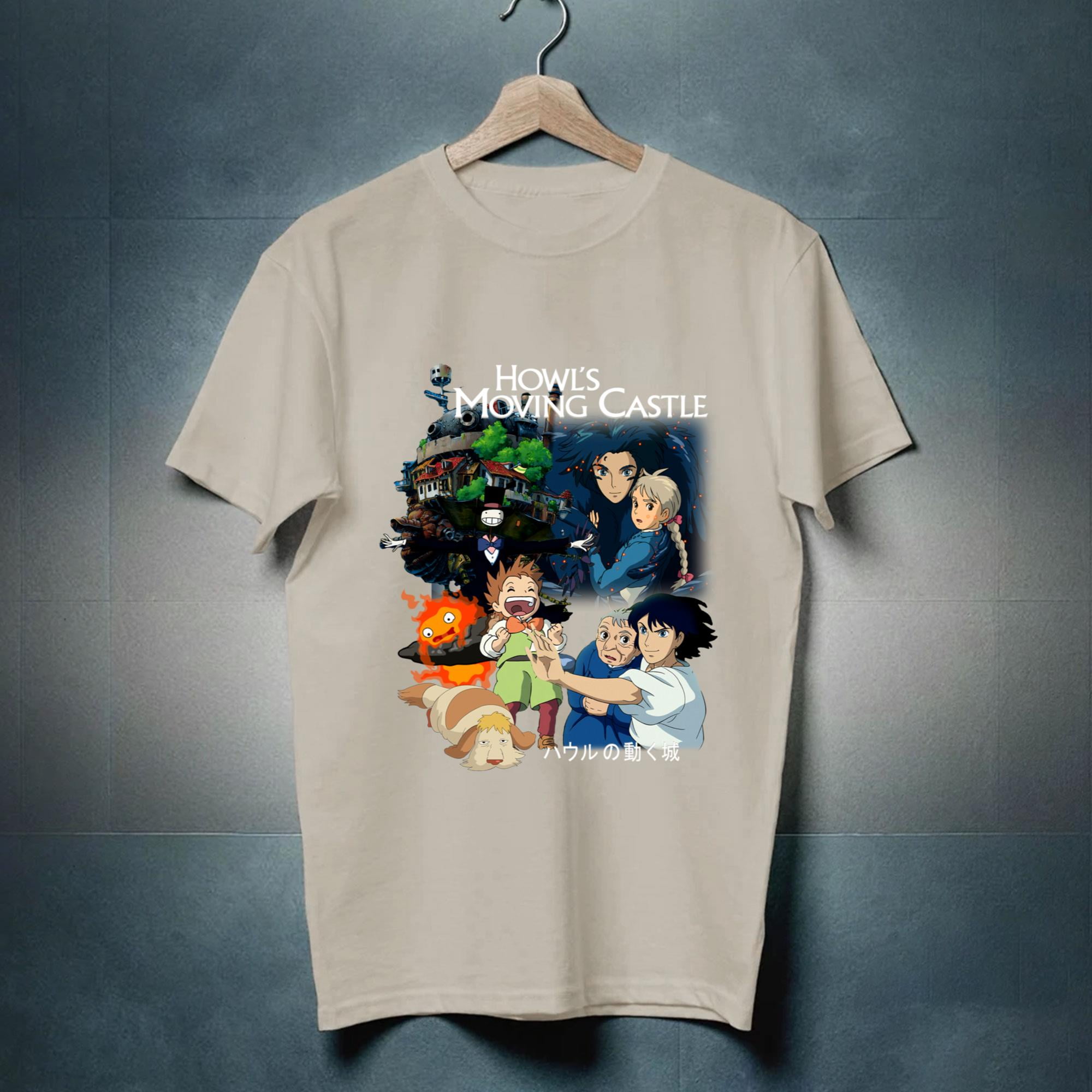 Magic Castle Graphic Shirt, Enchanted Character Shirt, Fire Spirit Apparel, Animated Film ...