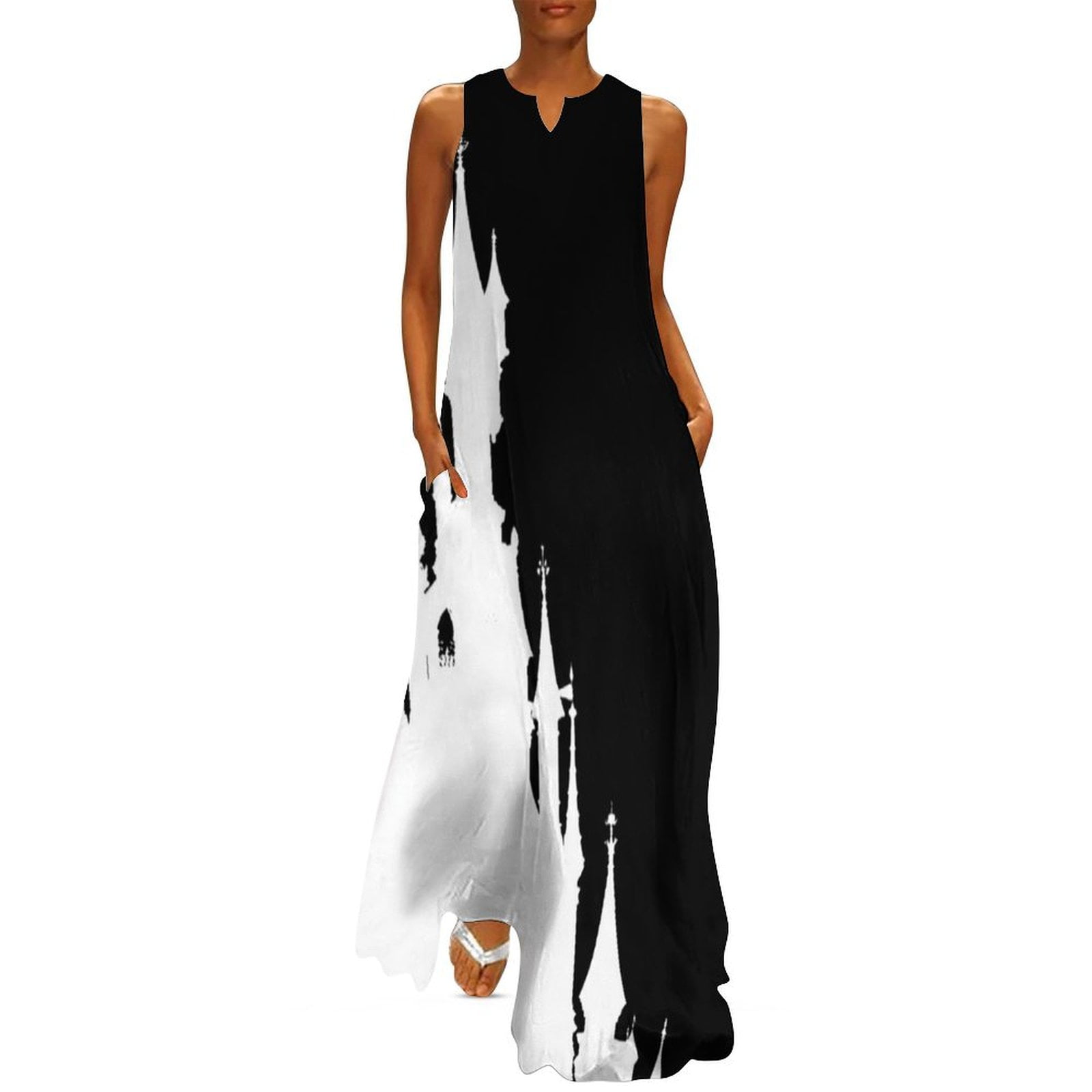 Magic Castle Paris Long Dress women clothes Dress woman - Walmart.com