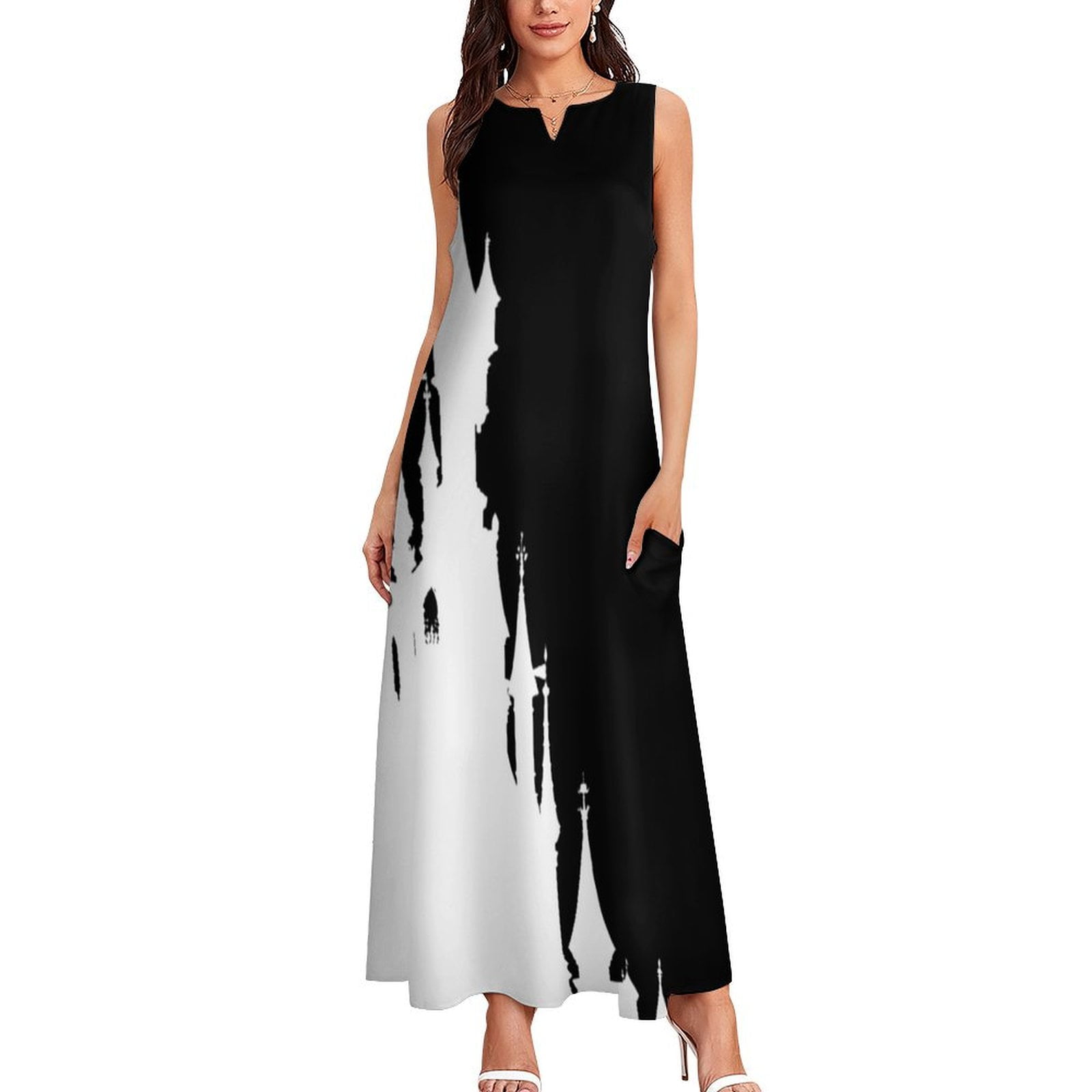 Magic Castle Paris Long Dress women clothes Dress woman - Walmart.com