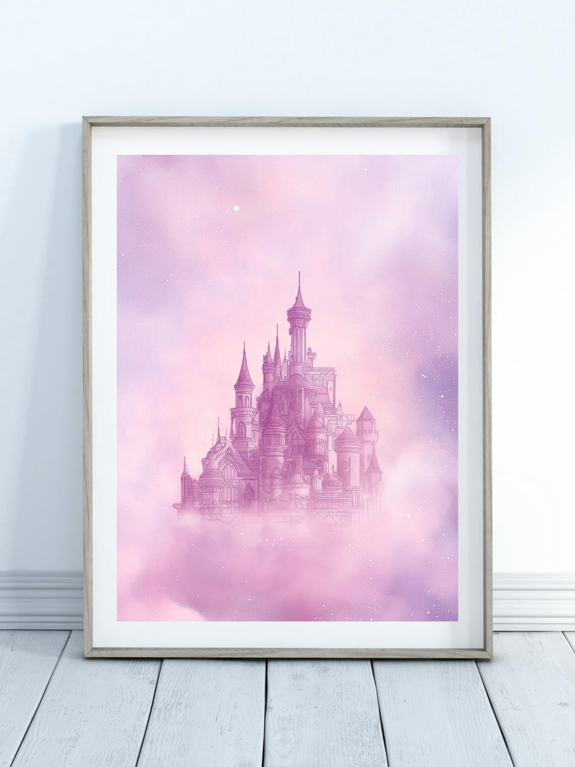Magic Castle Poster–Magic Kingdom Posters, Nursery Wall Art, Playroom ...