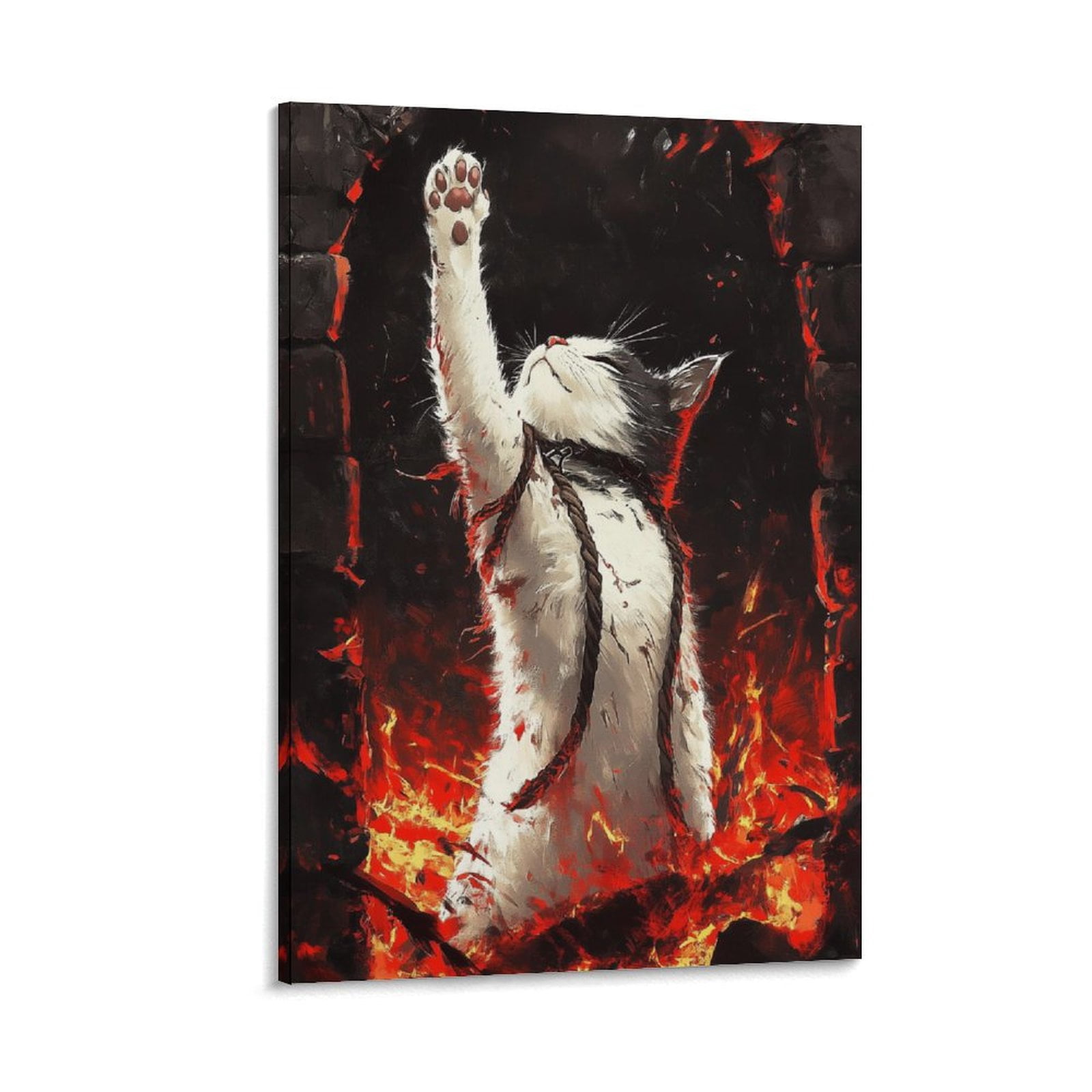Magic Cat Artwork Gifts Canvas Painting Poster Wall Art Decorative ...