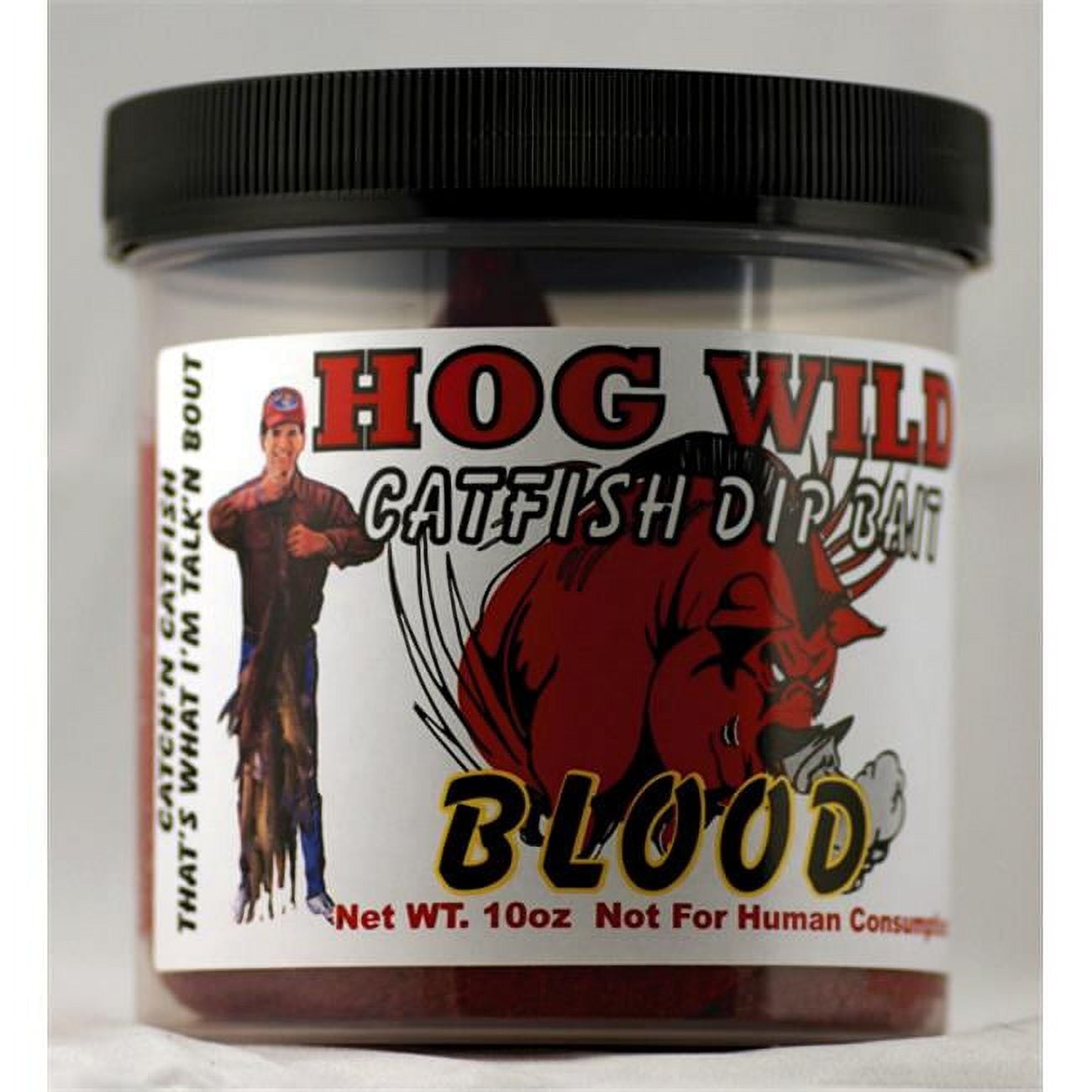 Magic Catfish Bait 10 oz Catfish Hogwild Chicken Blood Dip Bait - Red ...