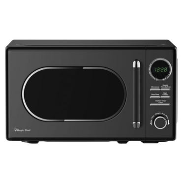 Open Box Magic Chef 0.7 Cubic Feet 700 Watt Retro Countertop Microwave, Red - Walmart.com