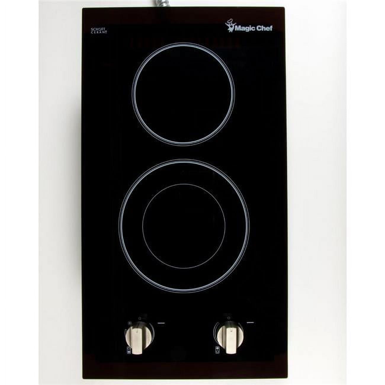 Magic Chef 12 in. Radiant Electric Ceramic Glass Cooktop, Black ...