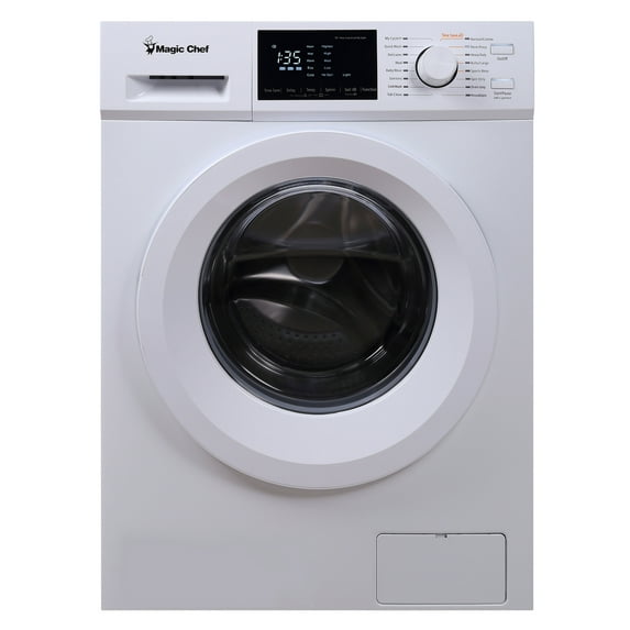 Magic Chef 24 in. 2.7 cu. ft. Front Load Compact Washer in White in ...