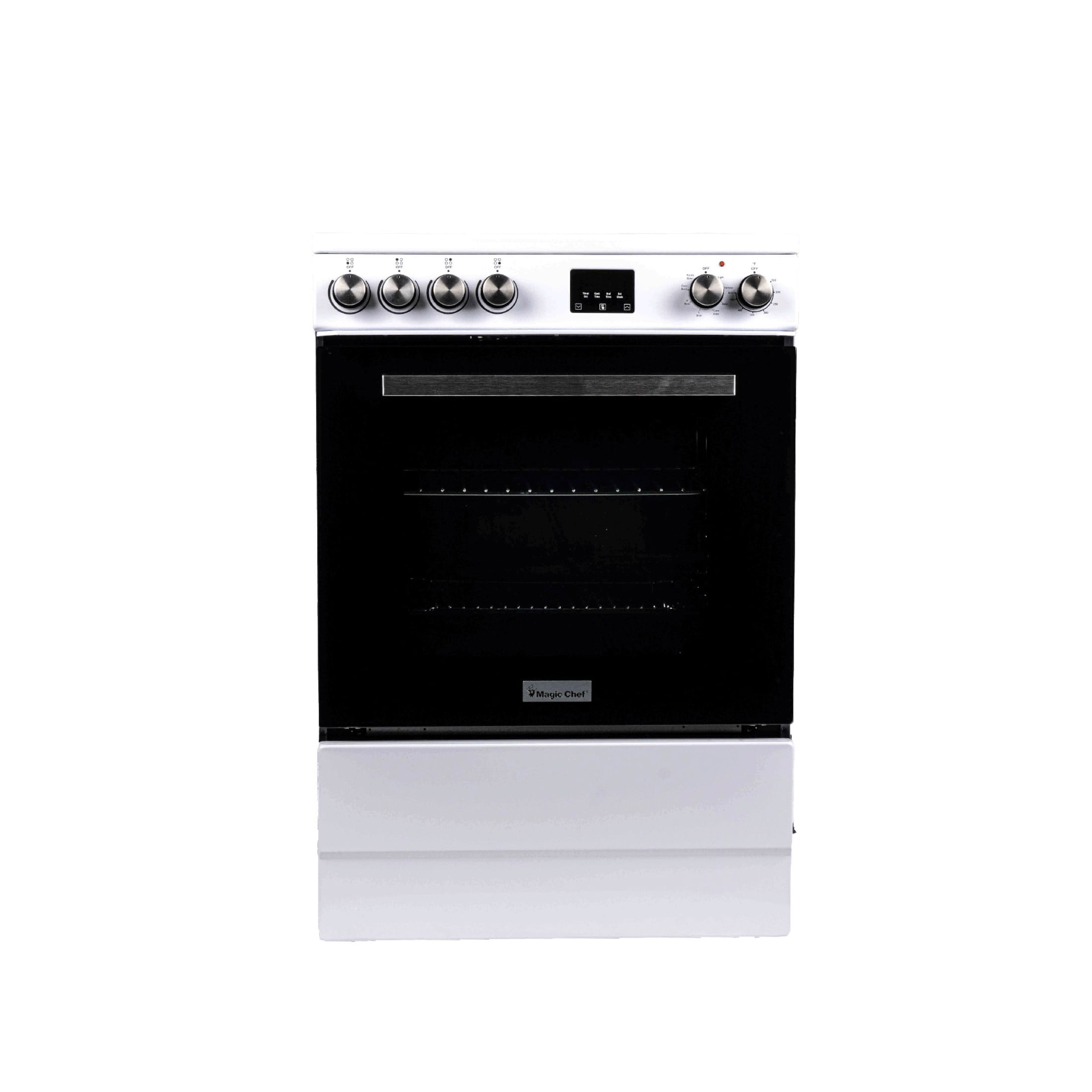 Magic Chef 24 in 4 Element Freestanding Electric Range in White in ...