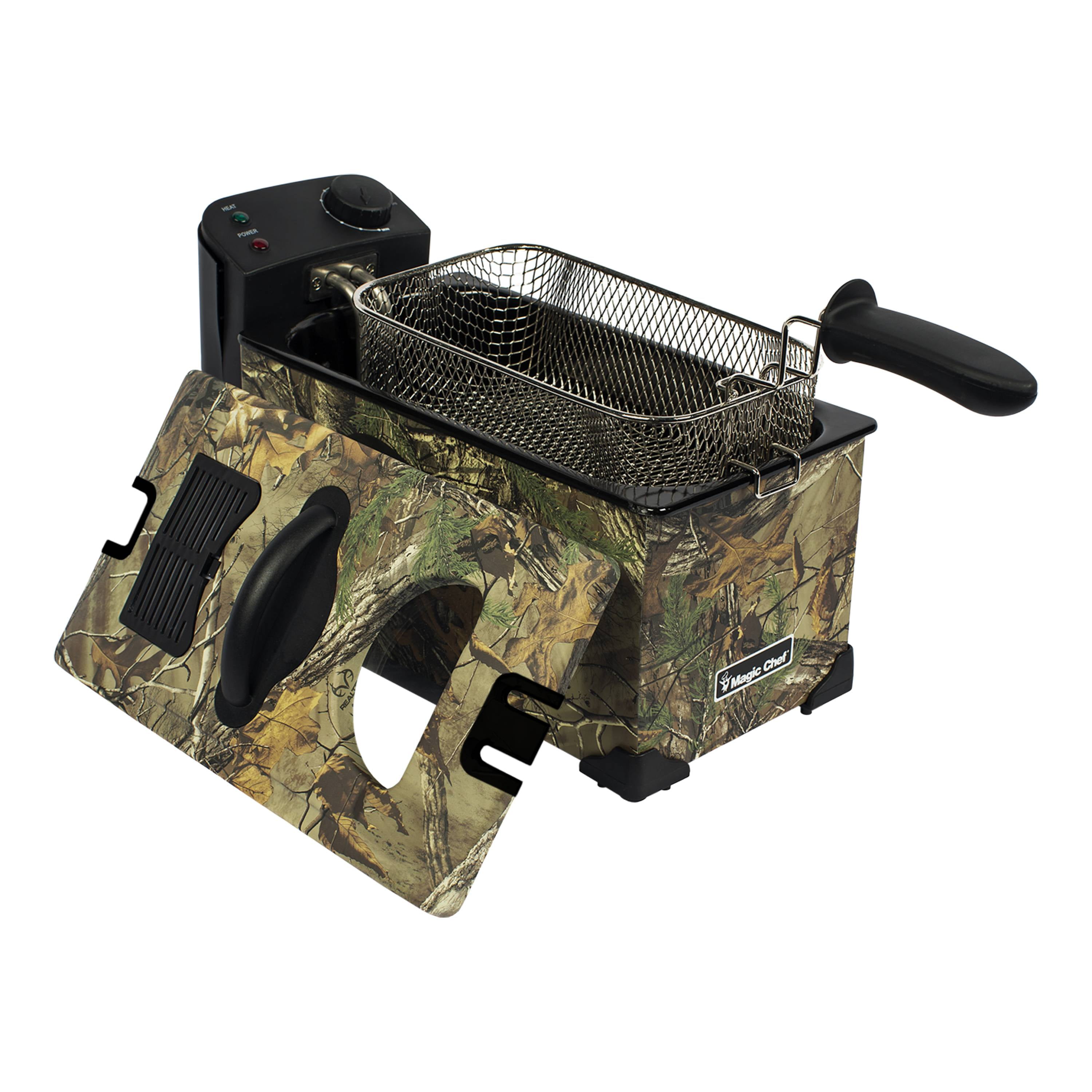 Magic Chef 3-Liter Deep Fryer with Authentic Realtree Xtra Camouflage ...