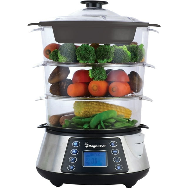 Magic Chef 3-Tier Food Steamer - Walmart.com