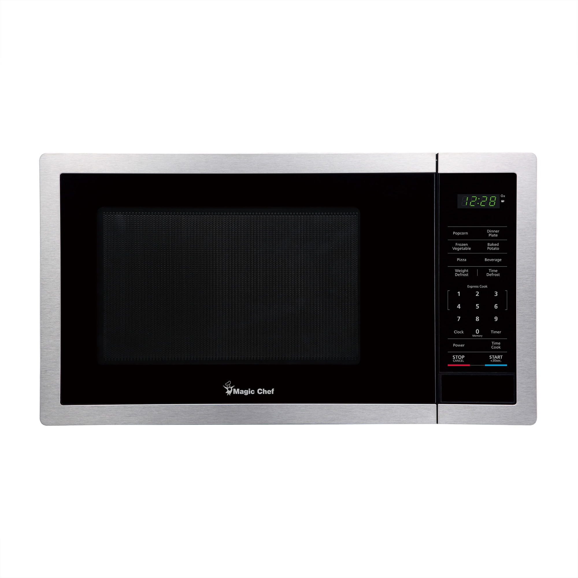 Open Box Magic Chef 900 Watt 0.9 Cubic Ft Digital Countertop Microwave ...