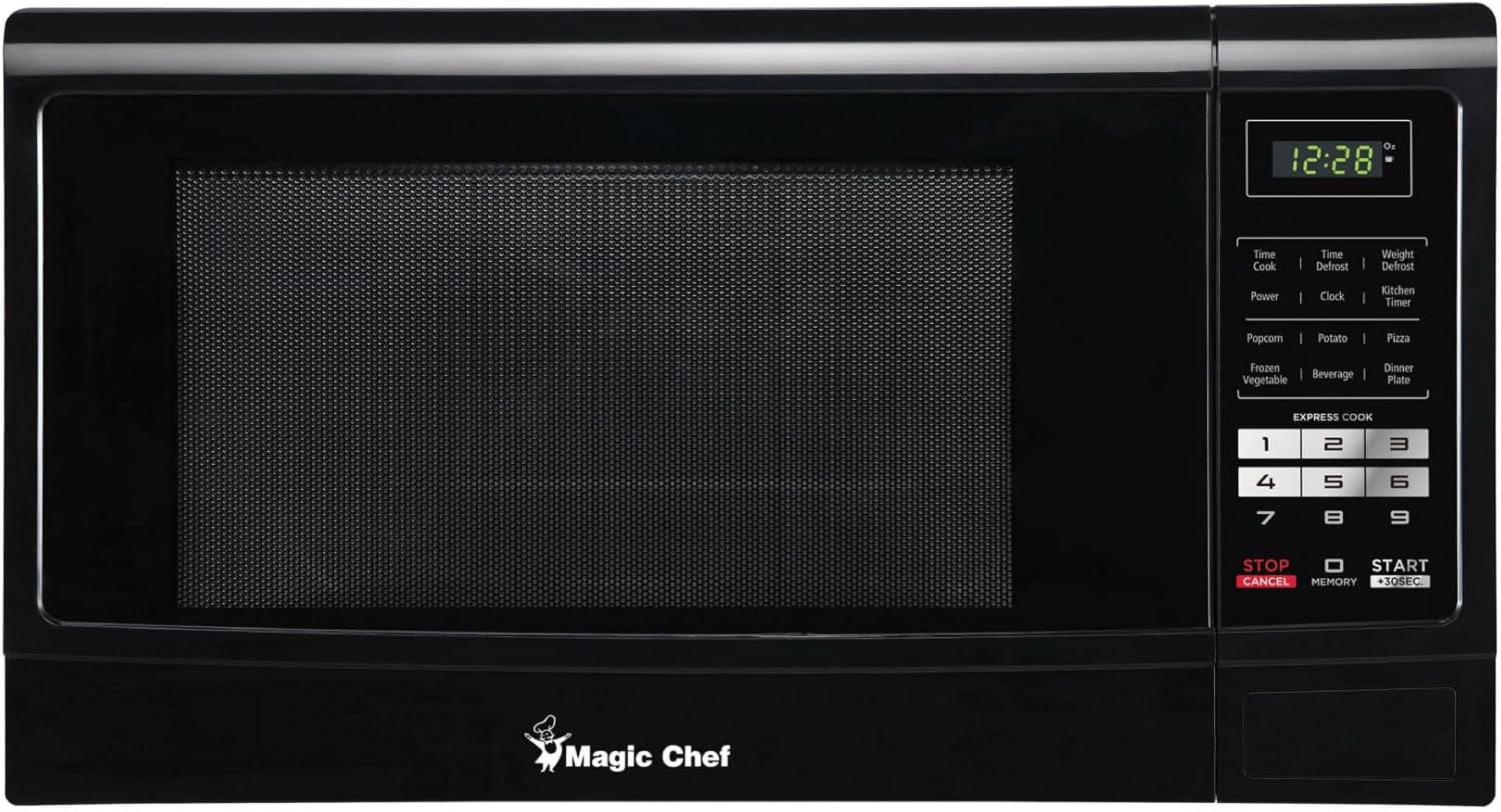 Magic Chef Countertop Microwave Oven, Small and Compact, 1100 Watt, 1.6 ...