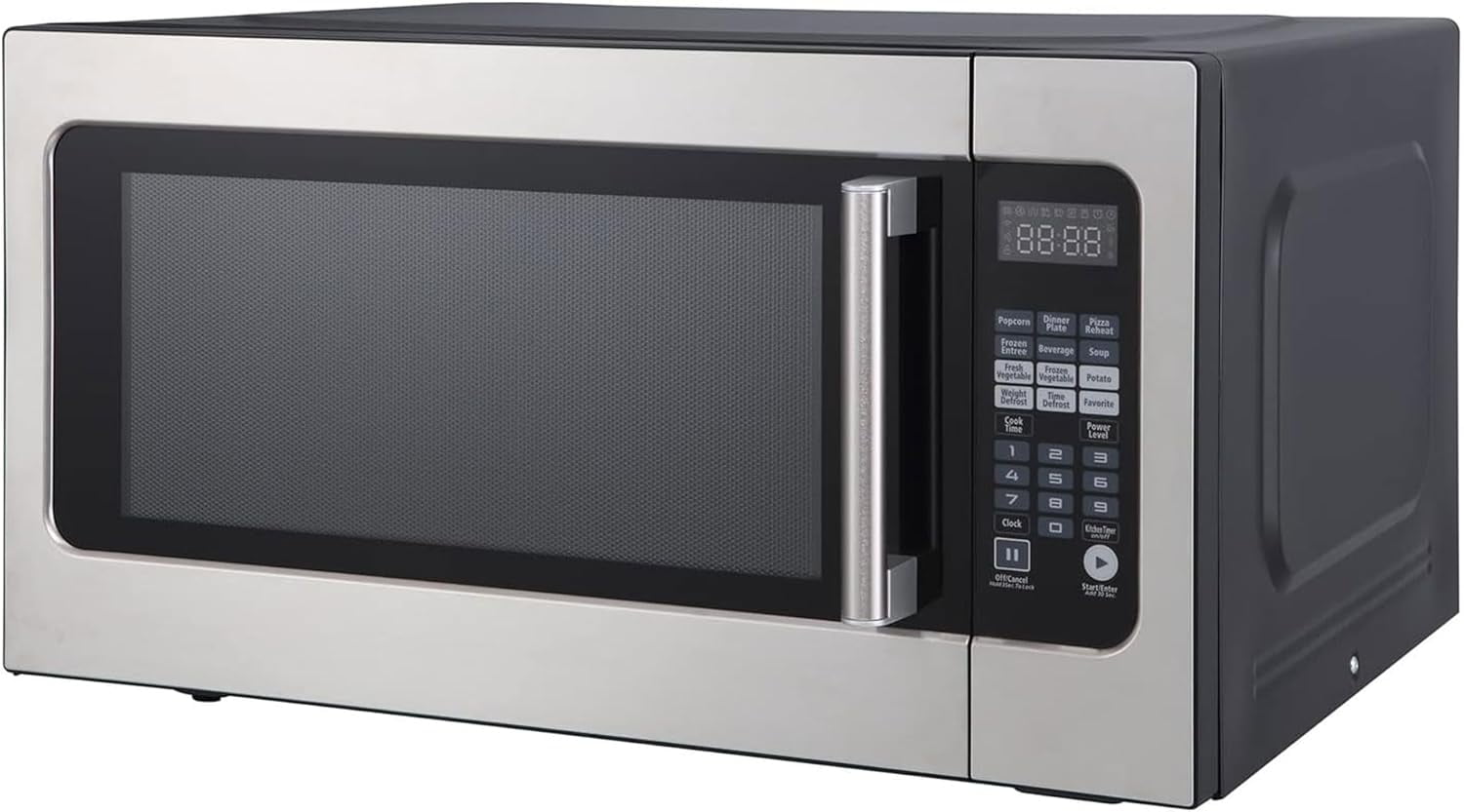 Magic Chef Countertop Microwave Oven, Small and Compact, 1100 Watt, 1.6 ...