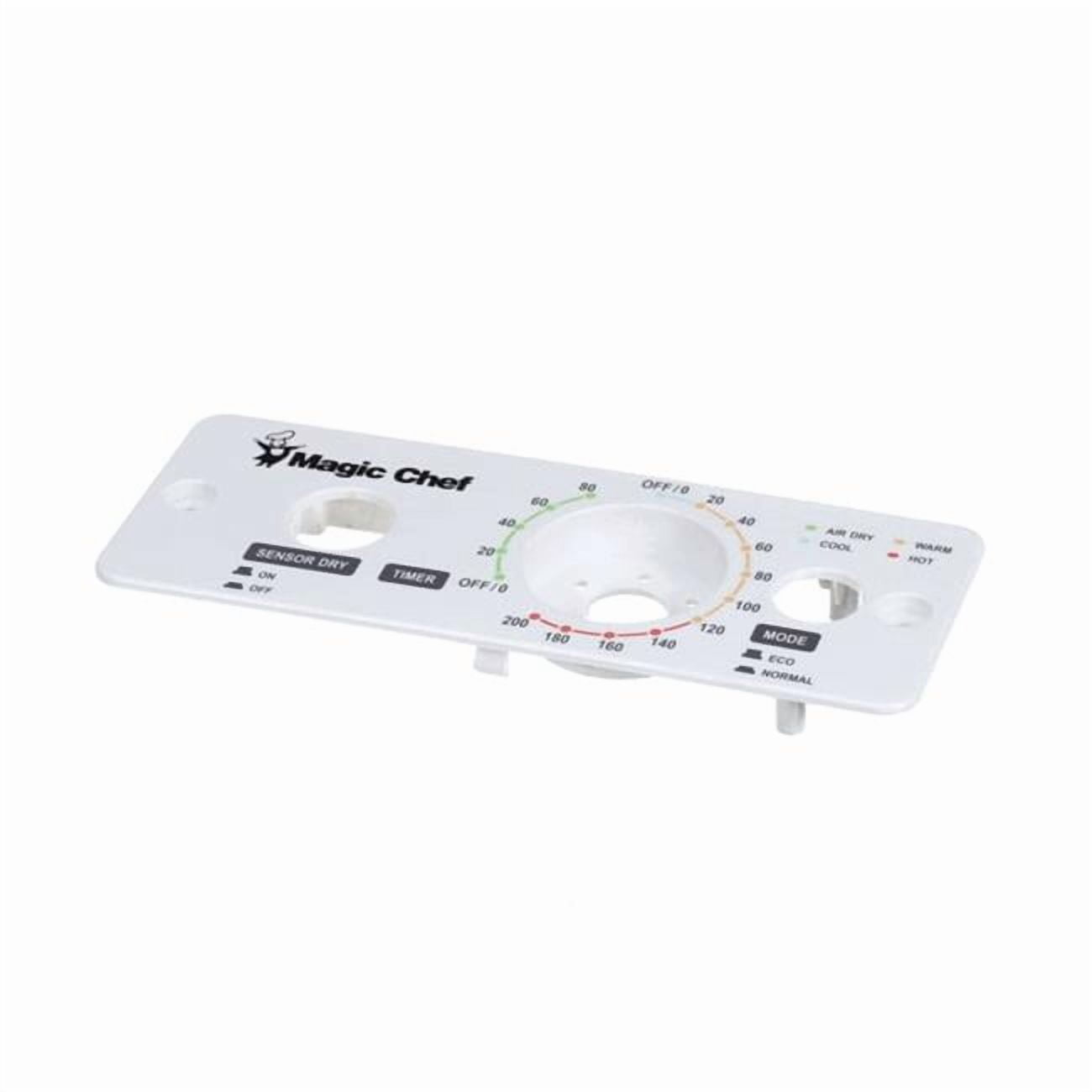 Magic Chef GYJYSMCF1S01 Genuine OEM Control Panel - White, MCSDRY1S ...