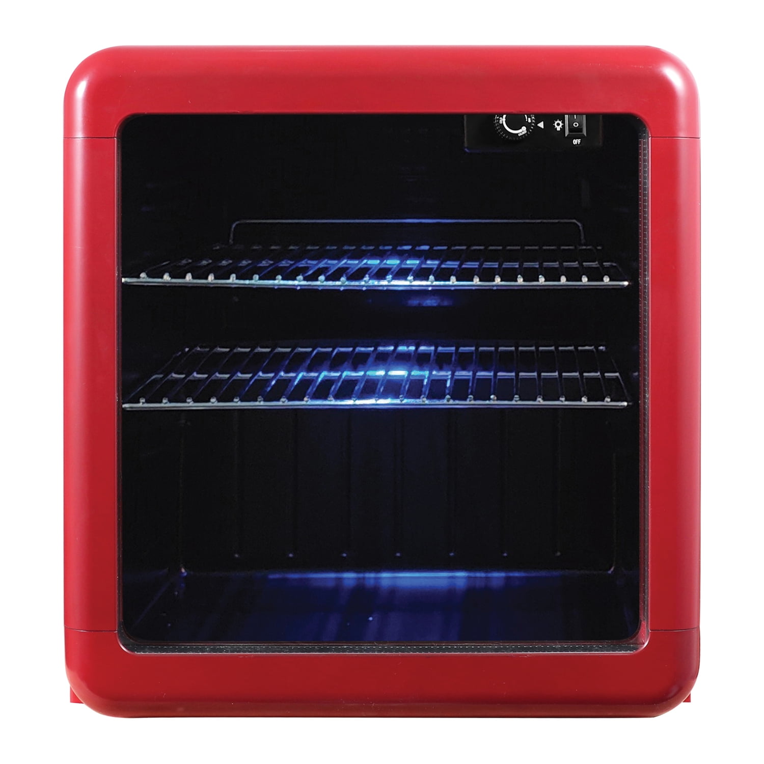 Magic Chef MCB17CHR 1.7-Cu. Ft. Retro Beverage Cooler (Red) - Walmart.com